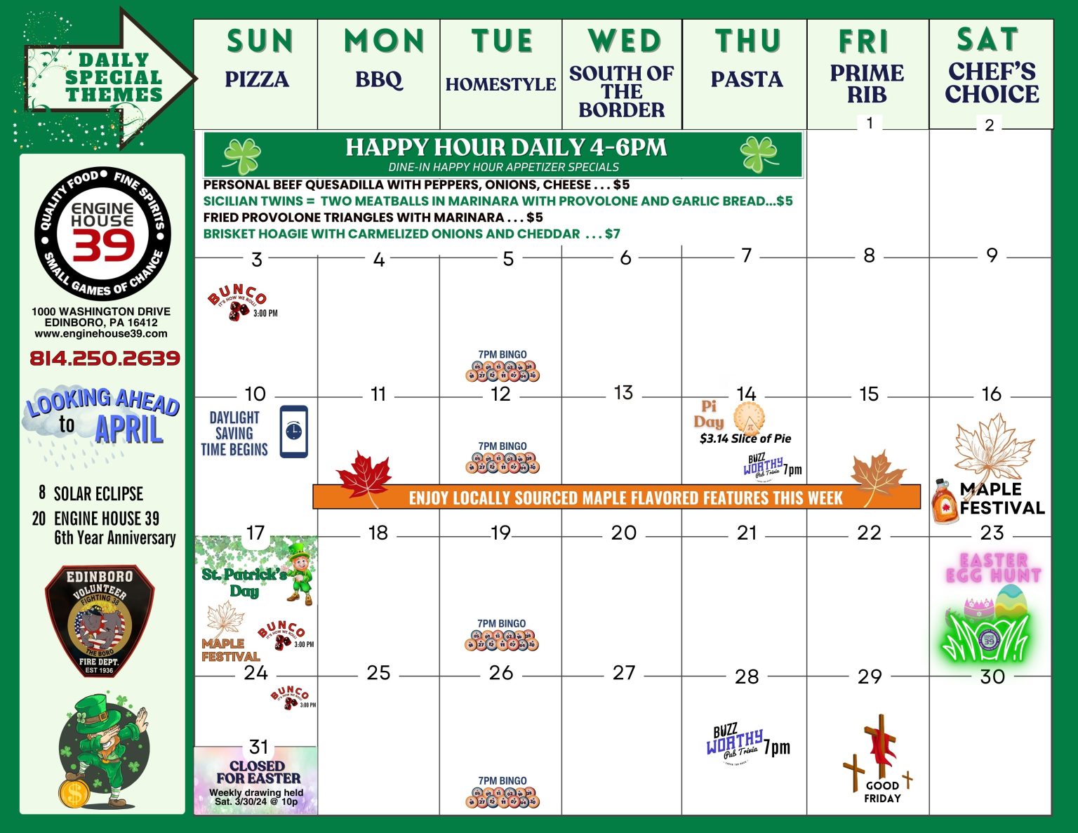 events – Engine House 39