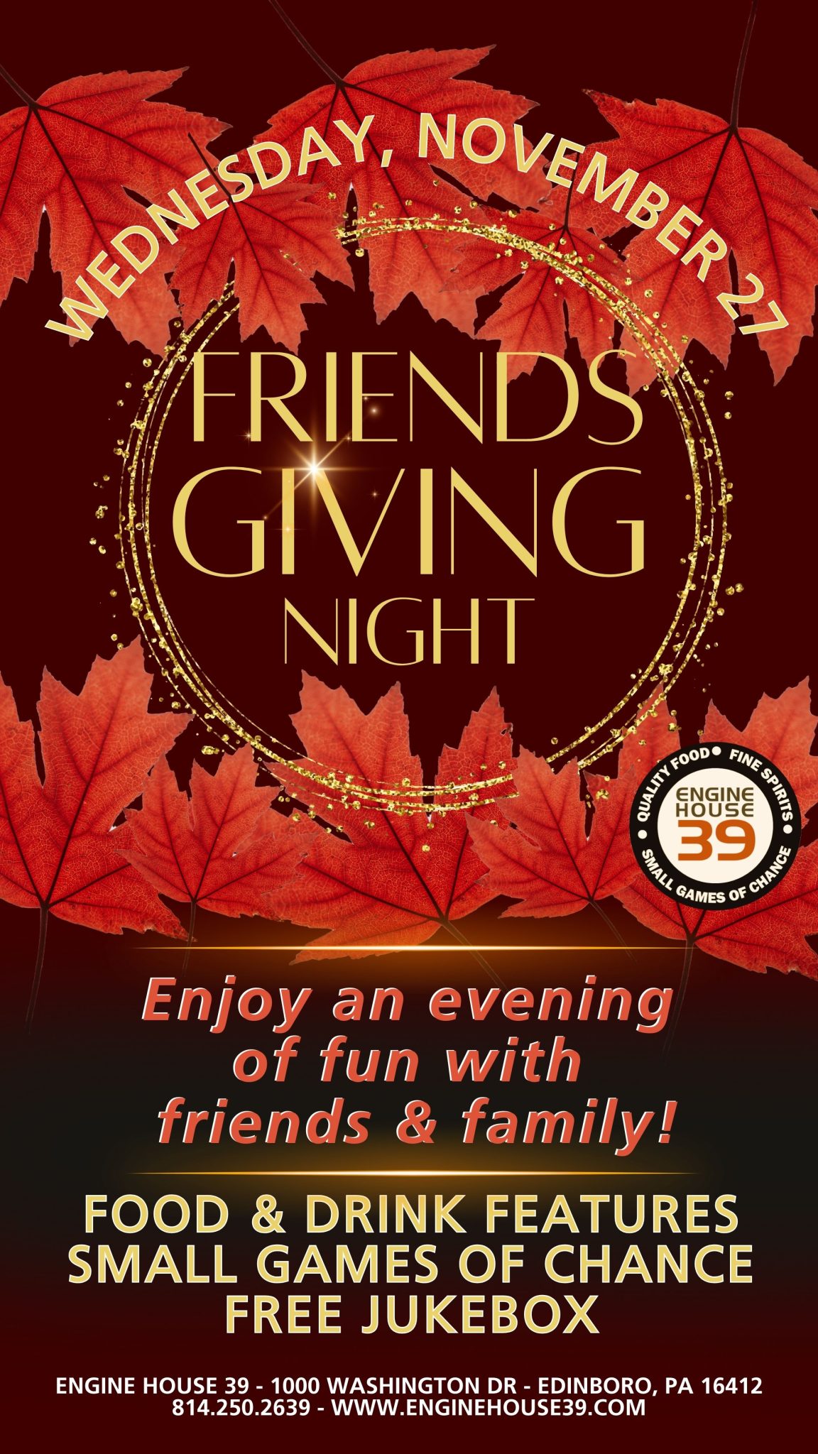 events – Engine House 39