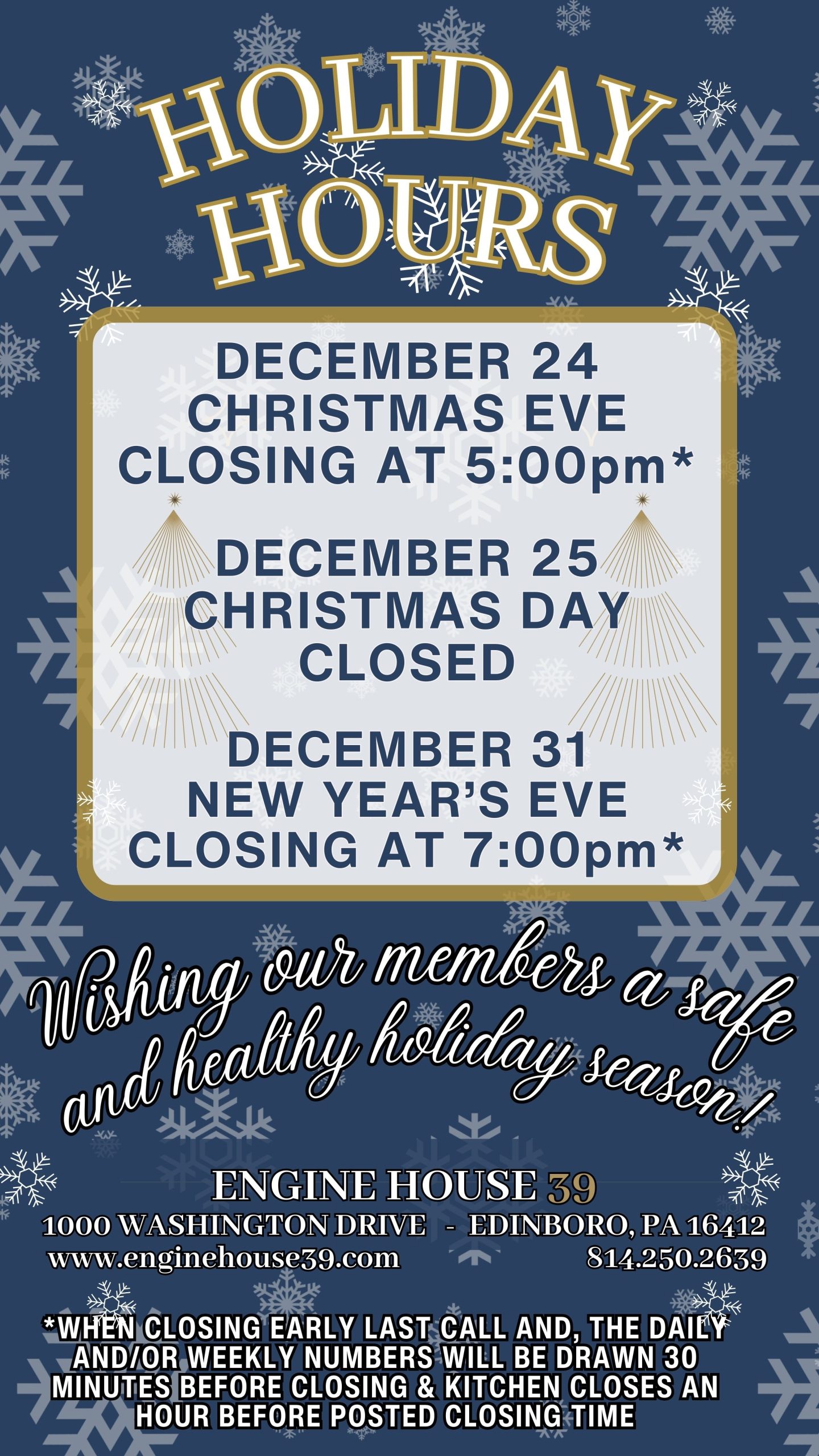 events – Engine House 39