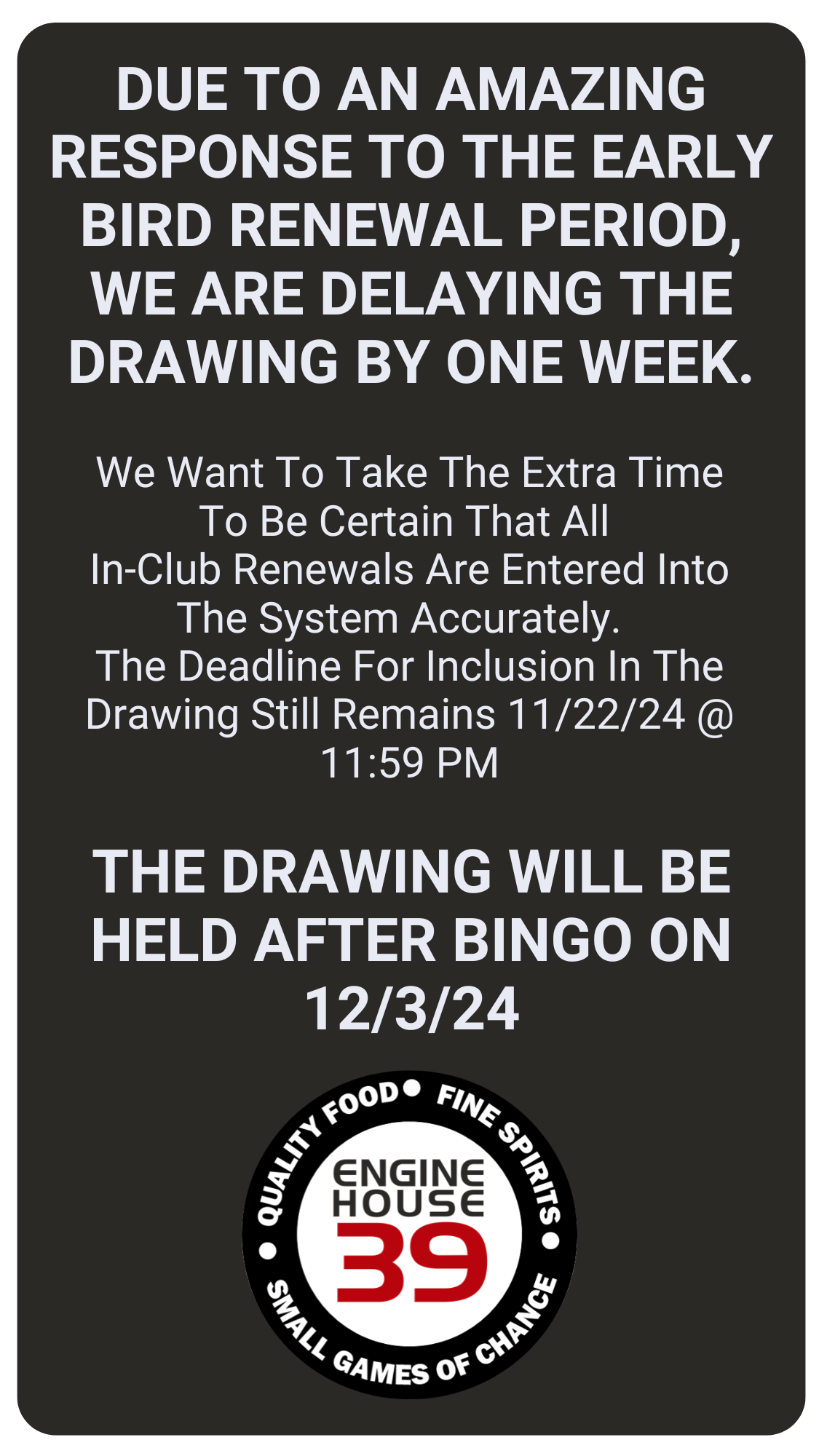 events – Engine House 39